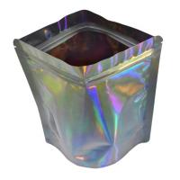 China ODM Holographic Stand Up Pouch Biodegradable Aluminium Foil Pouch GMP for sale
