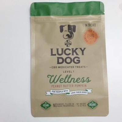 China Compostable Digital Printed Stand Up Pouches Kraft Resealable Bags PE MOPP for sale