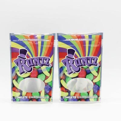 China 250g Plastic Food Pouches CMYK Printed Snack Food Packaging Bags for sale