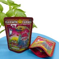 China CR Zipper Stand Up Zipper Pouch 3.5g Aluminized Foil For Darwin Farms for sale