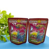 China CR Zipper Stand Up Zipper Pouch 3.5g Aluminized Foil For Darwin Farms for sale