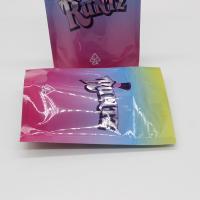 China 110 Mircon CPP Stand Up Zipper Pouch 28g Gummy Weed Cookie Gelato Leaf for sale