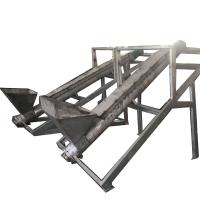 China Tubular Vertical Screw Conveyor Feeder GLS Stainless Steel Tilt Conveyor for sale