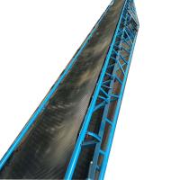 China Blue Mining Belt Conveyor Small Stainless Steel Portable Incline Conveyor for sale
