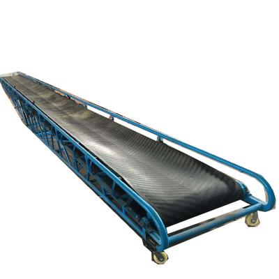 China Blue Mining Belt Conveyor Small Stainless Steel Portable Incline Conveyor for sale