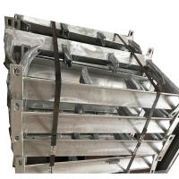 China Self Aligning Carrying Idler Frame Galvanized Roller Holder Stainless Steel for sale