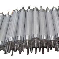 China Zinc Coating Conveyor Belt Rollers Galvanized Steel Roller For Production Line for sale