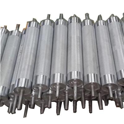 China Zinc Coating Conveyor Belt Rollers Galvanized Steel Roller For Production Line for sale