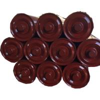 China Red Galvanized Conveyor Drum Pulley Stainless Steel Roller Baking Paint for sale