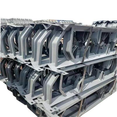 China Galvanized Aligning Conveyor Carbon Steel Conveyor Idler for sale