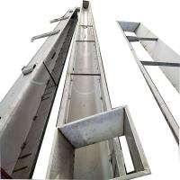 China 380V Tubular Screw Conveyor Stainless Steel High Temperature Shaftless Screw Conveyor Machine for sale