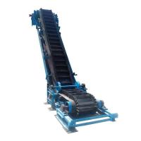 China Corrugated Coal Mine Conveyor Belt Systems DJ Large Angle Energy Saving Side Wall Conveyor for sale