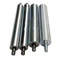 China Zinc Coating Conveyor Belt Rollers Galvanized Steel Roller For Production Line for sale