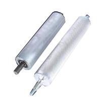 China Zinc Coating Conveyor Belt Rollers Galvanized Steel Roller For Production Line for sale