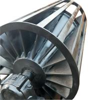 China Carbon Steel Conveyor Drive Drum head pulley Slag Removal Roller for sale