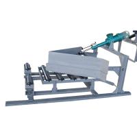 China Stainless Steel V Plough Belt Conveyor Blue Plough Tripper Cast Iron Unloader for sale