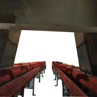 China Orange Underground Mining Conveyor Belt System Self Priming Dust Proof for sale