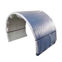China Belt Conveyor Accessories Color Steel Tile Belt Conveyor Dust Cover for sale