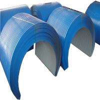 China Belt Conveyor Accessories Color Steel Tile Belt Conveyor Dust Cover for sale