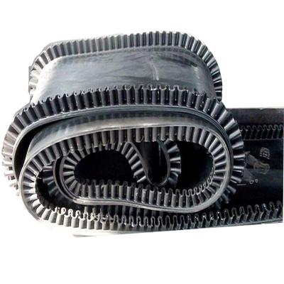 China EP200 Neoprene Rubber Conveyor Belt Corrugated for sale