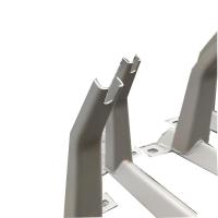 China Carbon Steel Conveyor Rollers Idler Frame Friction Return Idler Roller for sale