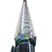 China Carbon Steel Tubular Screw Conveyor Mine Metallurgy Shaftless Spiral Conveyor for sale
