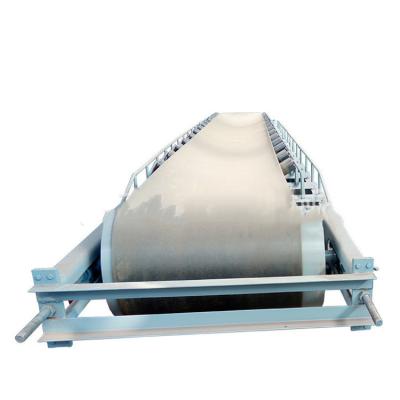 China Solid Durable Tube Belt Conveyor Carbon Steel Chemical Metallurgy Portable Sand Conveyor for sale