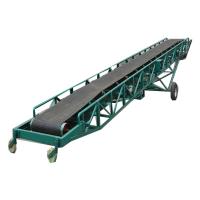 China Belt Portable Gravel Conveyors Granular Materials Solid Durable Mobile Stacker Conveyor for sale