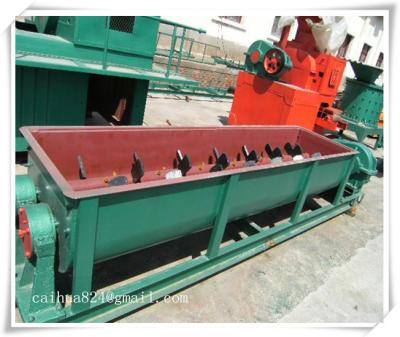 China Multi-function Double Shaft Mixer 300-400mm Axle Length 30-40 m3/h Output for Industrial Clay Processing for sale