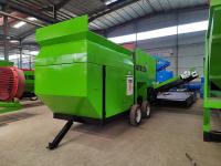 China High Capacity Rotary Trommel Screen 15-90 t/h for Compost Processing for sale