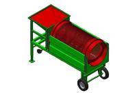China Industrial Trommel Screen for Soil Compost Fertilizer 15-90 t/h Capacity MTS Series for sale