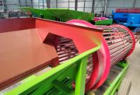 China Wood Sawdust Chips Trommel Screen Equipment 60m3 per Hour 120cm Diameter for sale