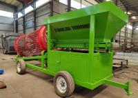 China Wood Sawdust Chips Trommel Screen Equipment 60m3 per Hour 120cm Diameter for sale