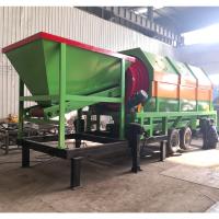 China Heavy duty waste trommel screen for waste rock sand sorting compost trommel screen for sale