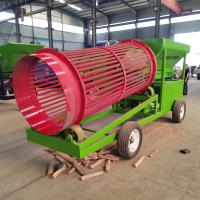 China Mobile Shaftless Sawdust Rolling Trommel Screen 60m3/h Capacity 3kw Power for Wood Processing for sale