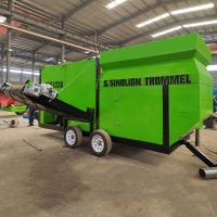China Mobile Trommel Screen Topsoil Screener 800-2000mm Drum Diameter 15-150m3/h Capacity for sale