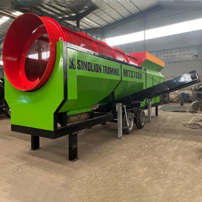 China High Capacity Trommel Screen MTS1550 For Construction Works With Advanced Technology for sale