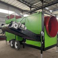 China Sinolion Mobile Trommel Screen 150 m3/h for Sand Gravel Compost Screening for sale