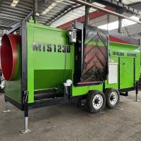 China Mobile Trommel Screen 1.8-5m Drum Diameter Sand Washer Gravel Separator 150m3/h Capacity for sale
