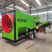 China Mobile Trommel Screen 800mm Drum Diameter 1800mm Length Capacity 15 m3/h for Sand Gravel Compost for sale