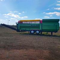 China Mobile Trommel Screen 2.4kw-33.2kw Rotary Drum Sieve Sifter for Sand Gravel Compost 150m3/h for sale