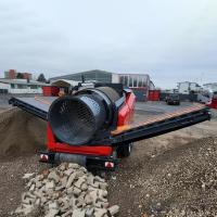 China Mobile Compost Trommel Screen 150 m³/h for Sand Gravel Coal Screening for sale