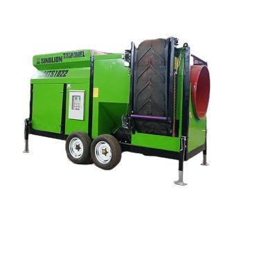China Portable Topsoil Screener Mobile Compost Trommel Screen with 4.3*1.9*2.45 Dimensions for sale