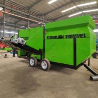 China Portable Carbon Steel Compost Trommel Screen 5400x2100x2700mm High Capacity for sale