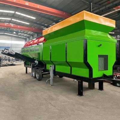 China Carbon Steel Sorting Trommel 7900 kg 1500mm Diameter for Municipal Solid Waste Management for sale