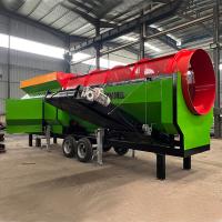 China Carbon Steel Sorting Trommel 7900 kg 1500mm Diameter for Municipal Solid Waste Management for sale