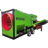 China Zhengzhou Sinolion MTS1230 Mobile Trommel Screen 1200mm x 3000mm 60m3/h Sand Gravel Screener for sale