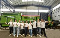 China Mobile Trommel Screen MTS1550 1.5x5m for Compost Sand Screening 90m3/h for sale