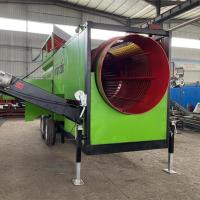 China Zhengzhou Sinolion Mobile Trommel Screen MTS1230 1200mm Diameter 60m3h Capacity for Industrial Screening for sale