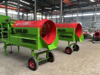 China Mobile Trommel Screen MTS0818 800mm Diameter 1800mm Length Portable Carbon Steel Rotary Trommel for sale